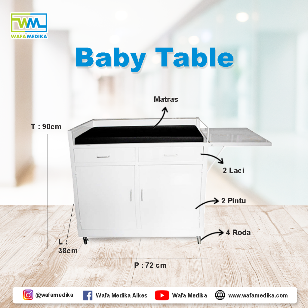 Baby Table Standard - Wafa Medika