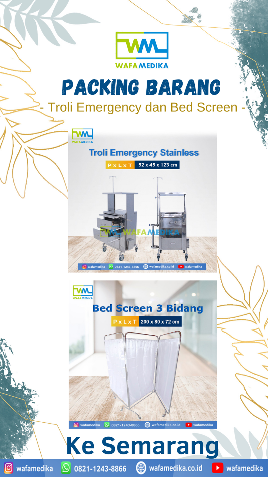 Proses Packing Barang Troli Emergency - Wafa Medika