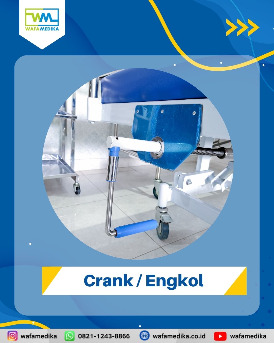 Kenali Yuk, Ini dia bagian bagian yang terdapat pada brankar hi-lo ...
