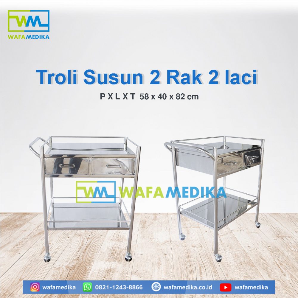 Macam-Macam Troli Rumah Sakit dan Fungsinya - Wafa Medika