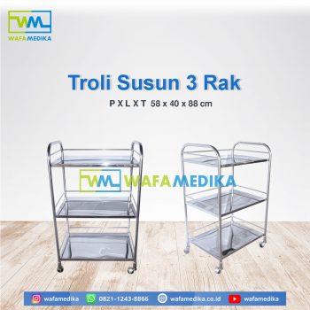 Macam-Macam Troli Rumah Sakit dan Fungsinya - Wafa Medika