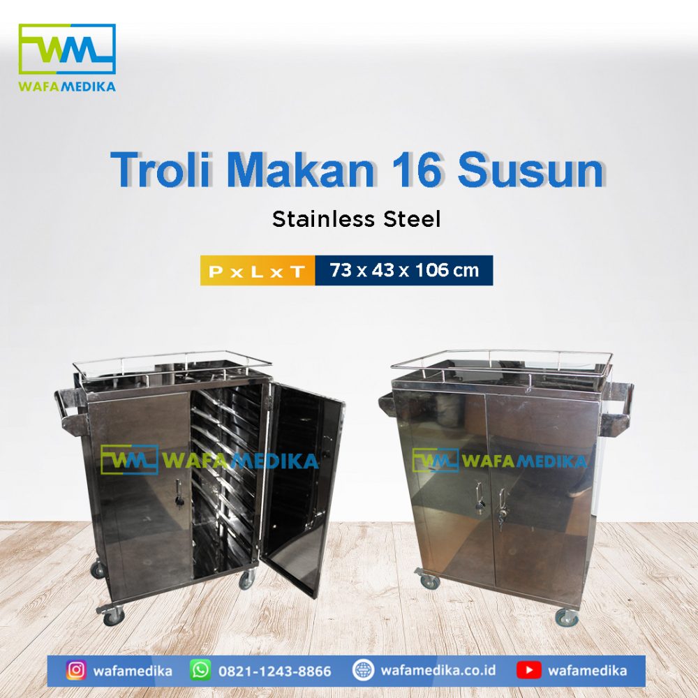 Macam-Macam Troli Rumah Sakit dan Fungsinya - Wafa Medika